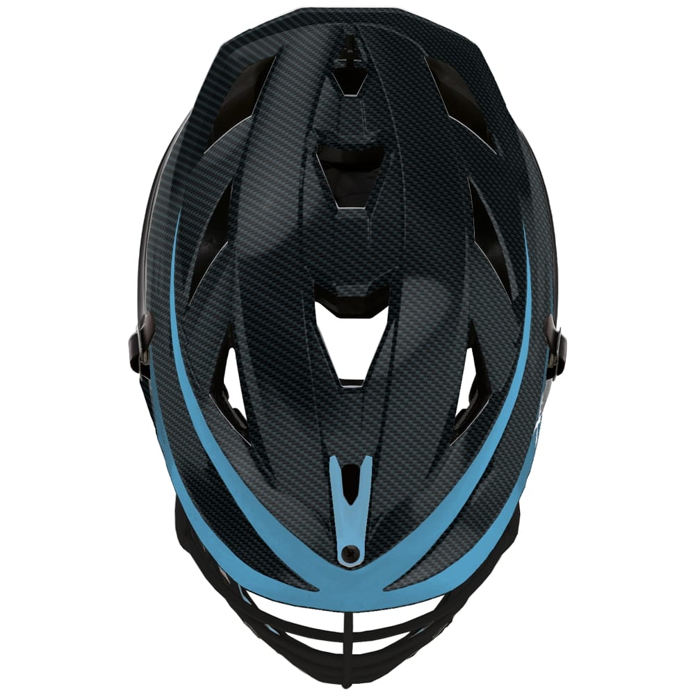 Cascade XRS PRO Quick Clip Carbon Fiber Finish CUSTOM Lacrosse Helmet