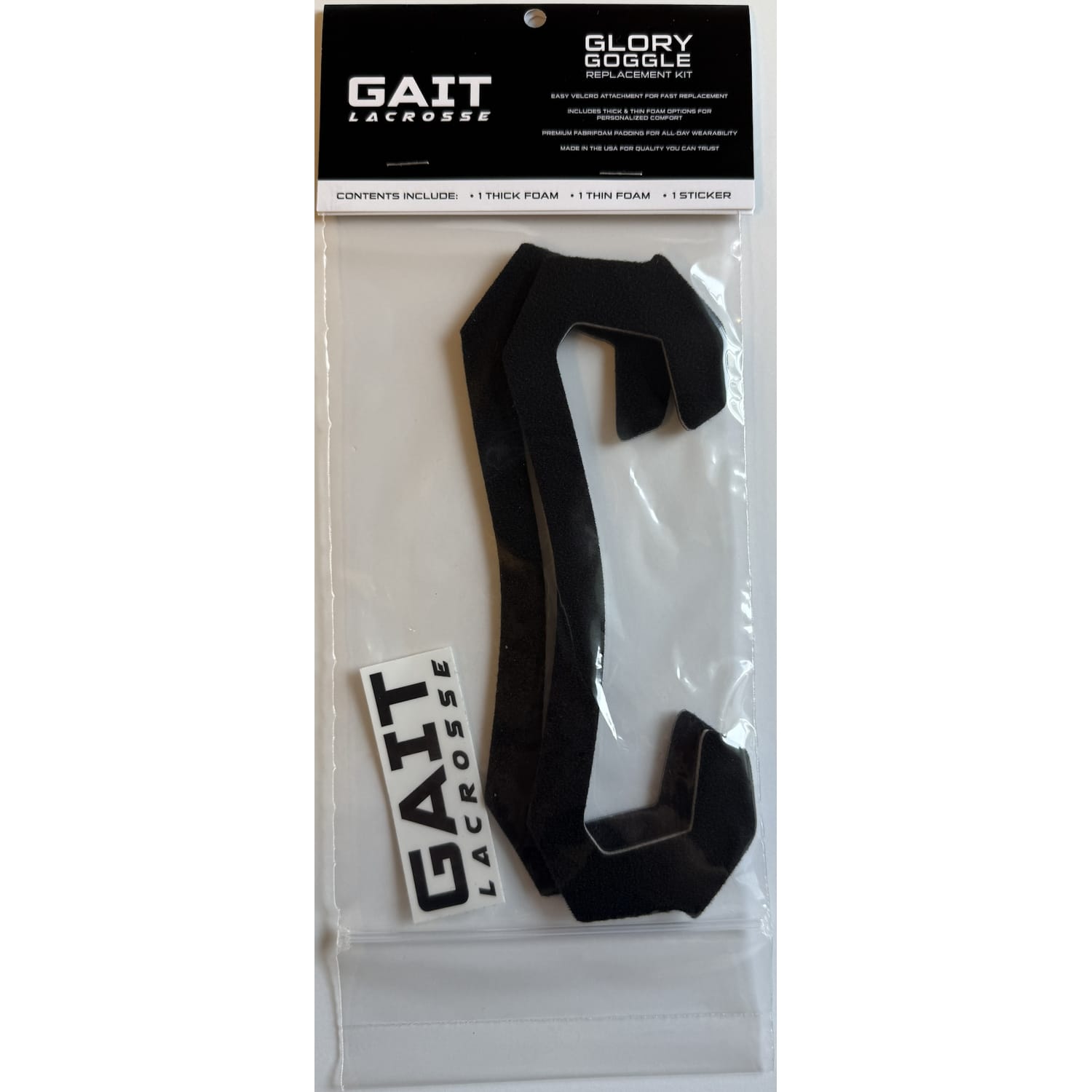 Gait Glory 2 Women's Lacrosse Goggle Foam Replacement Kit