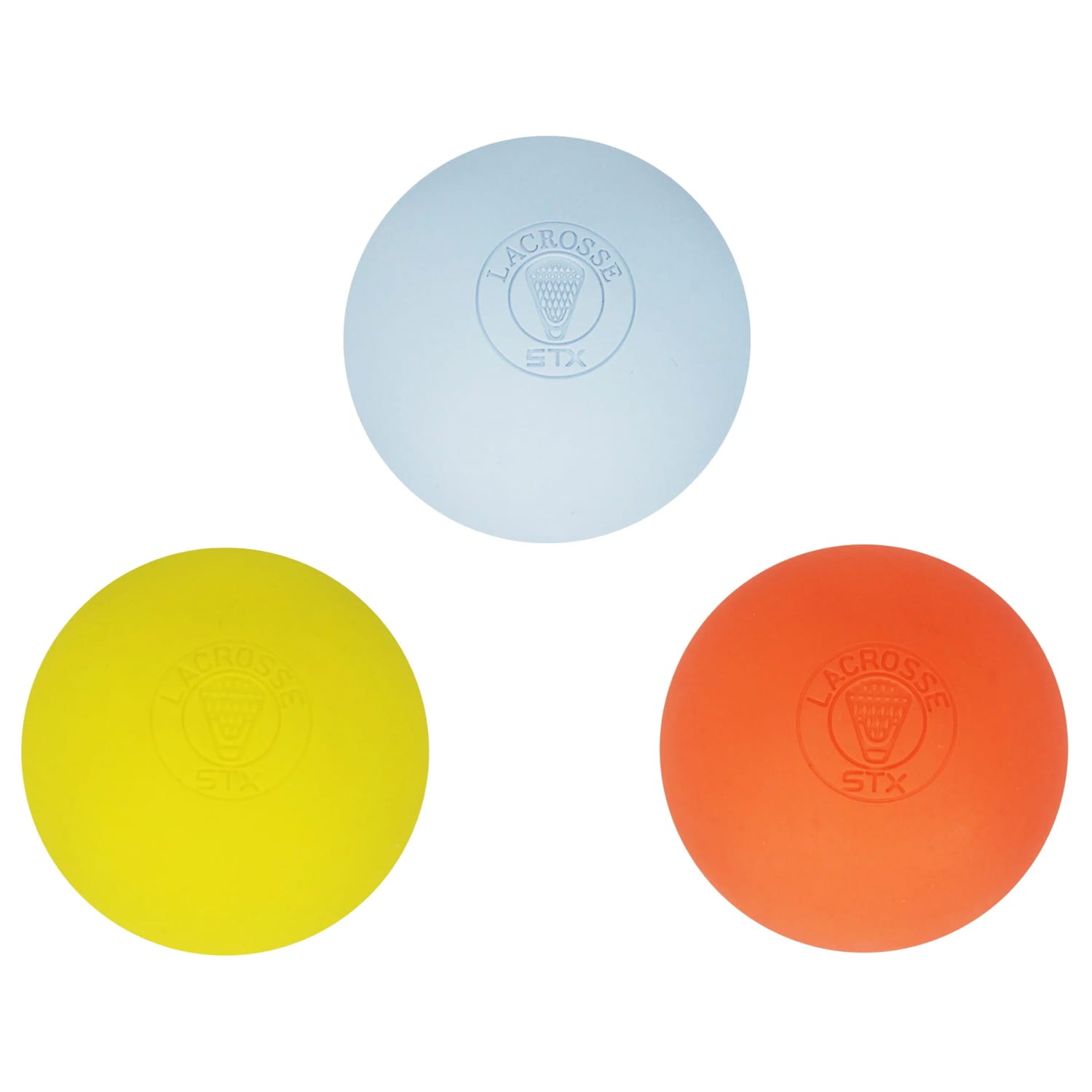 NOCSAE / NCAA / NFHS Certified Lacrosse Game Balls - 3-pack