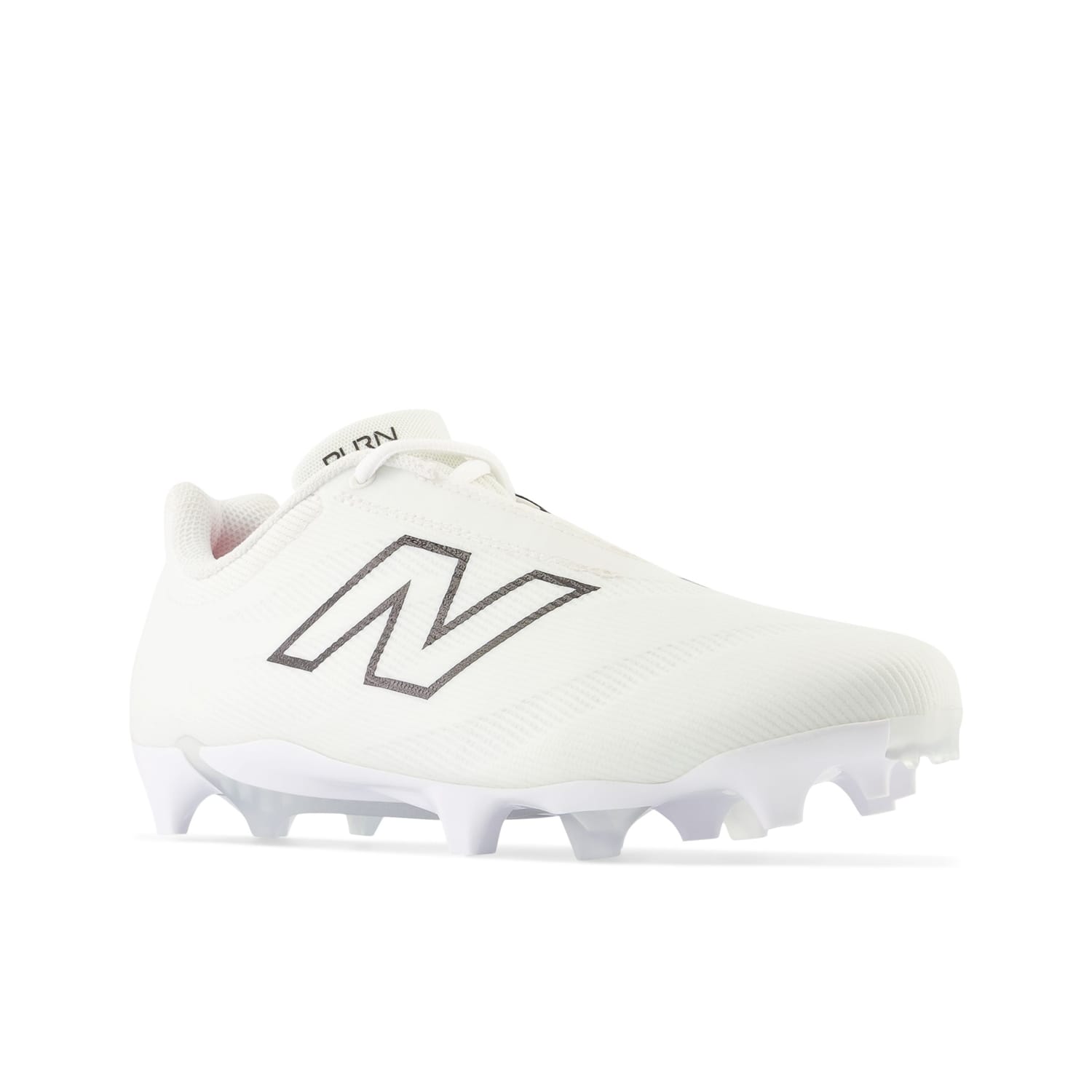 New Balance Burn X4 White Lacrosse Cleats