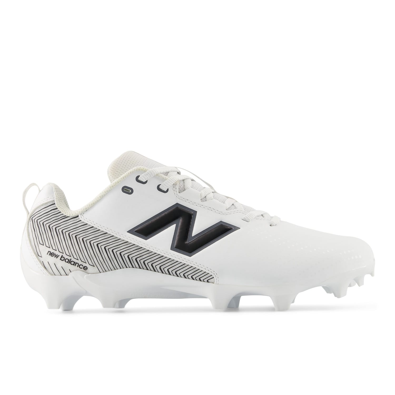 New Balance Rush V5 Low White Lacrosse Cleats