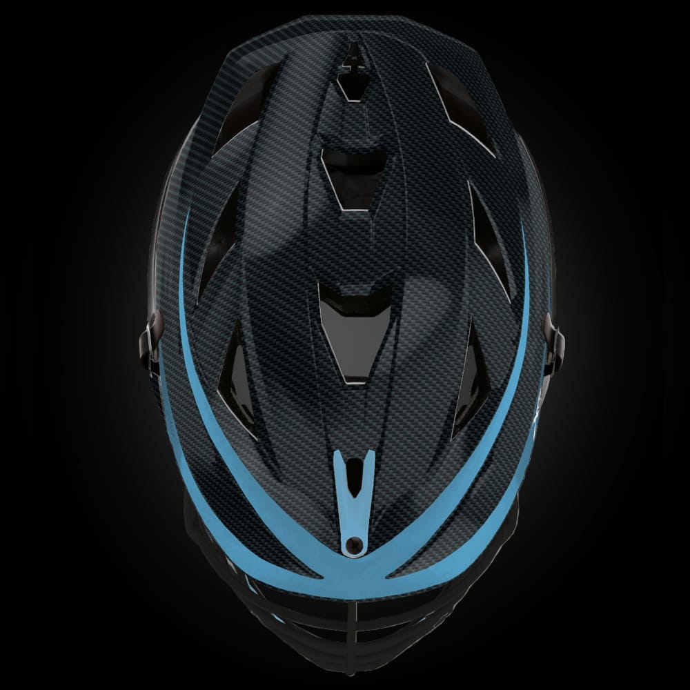 Cascade XRS Carbon Fiber Finish CUSTOM Lacrosse Helmet