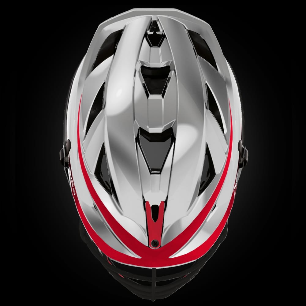 Cascade XRS Platinum Finish CUSTOM Lacrosse Helmet