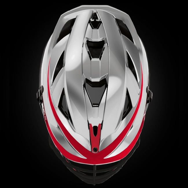 Cascade XRS Platinum Finish CUSTOM Lacrosse Helmet