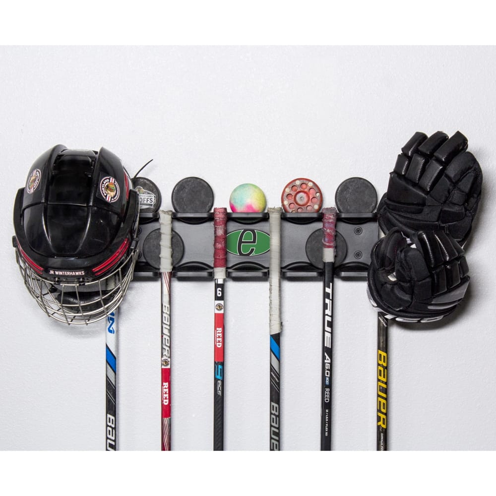 Lacrosse Stick Multi-Sport Storage Rack with 2 Hooks by Evolution ...