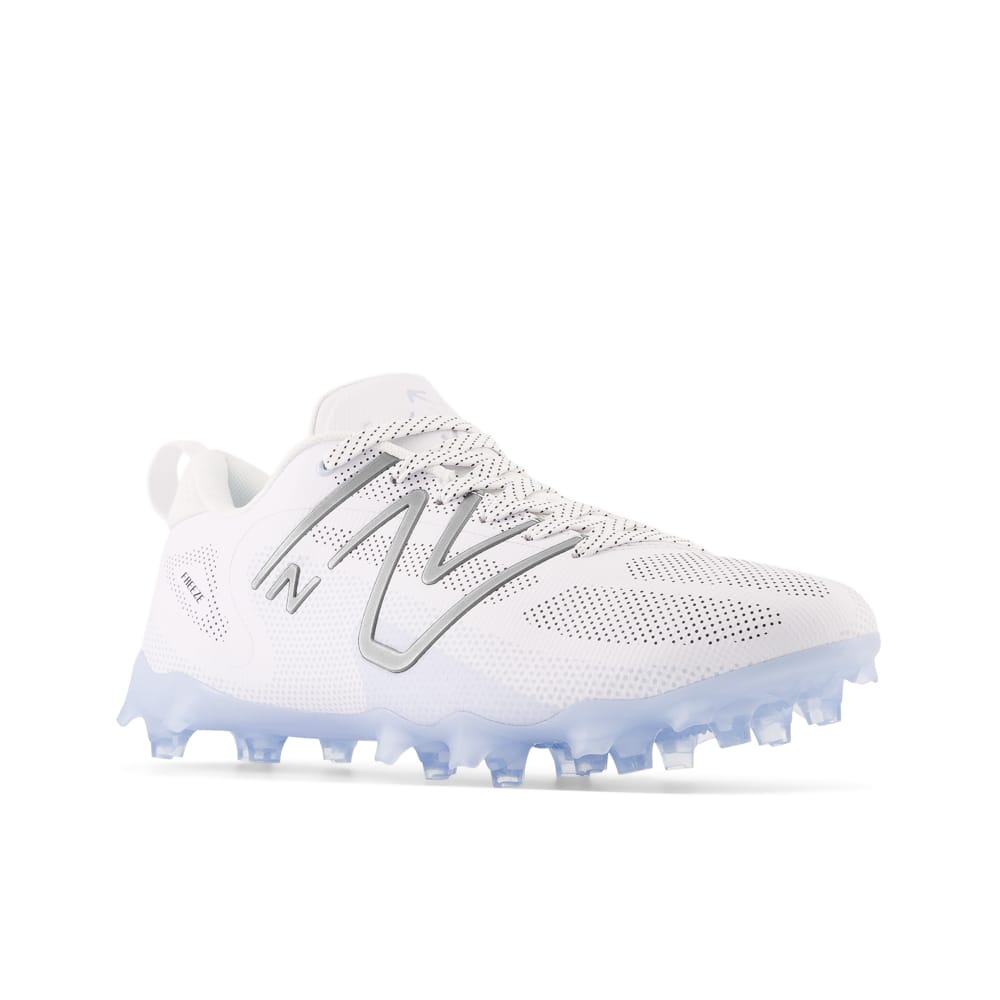 New Balance Freeze V4 Low White Lacrosse Cleats