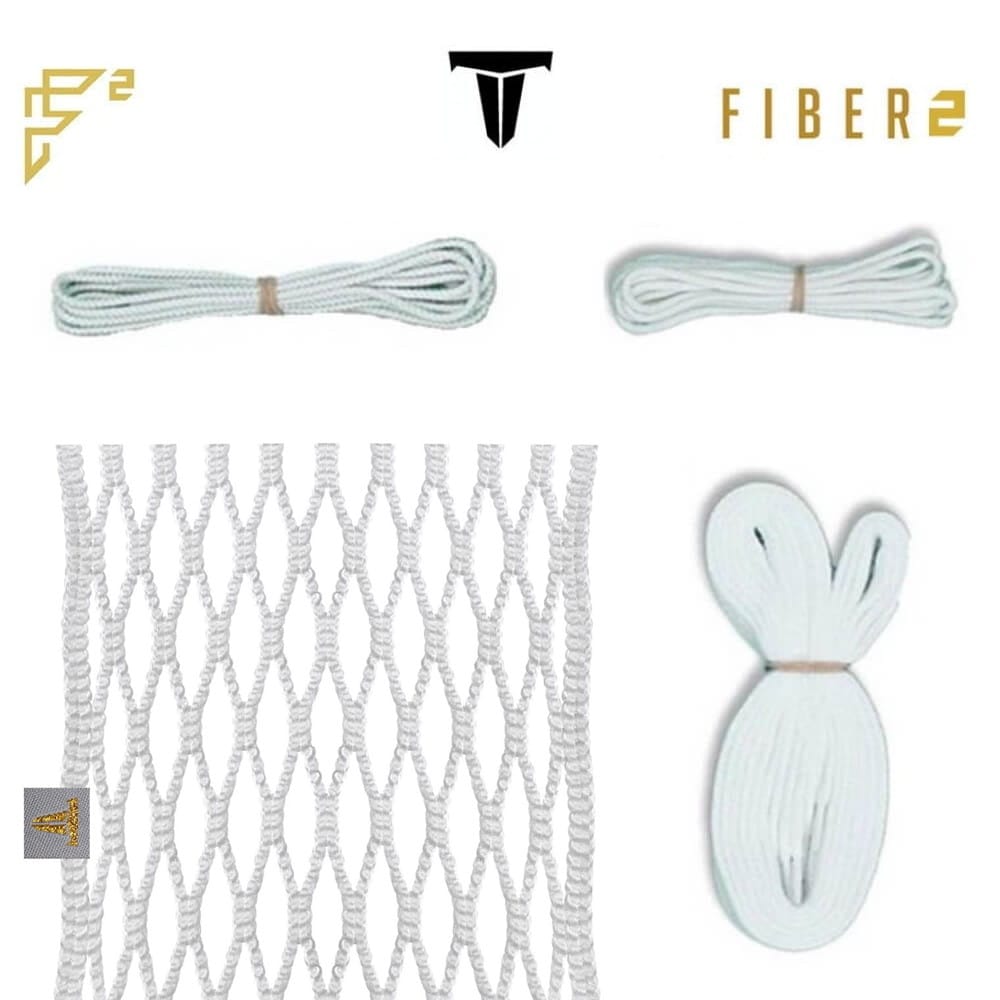SportStop THRONE FIBER 2 MESH CUSTOM Men's Lacrosse Mesh Stringing Kit