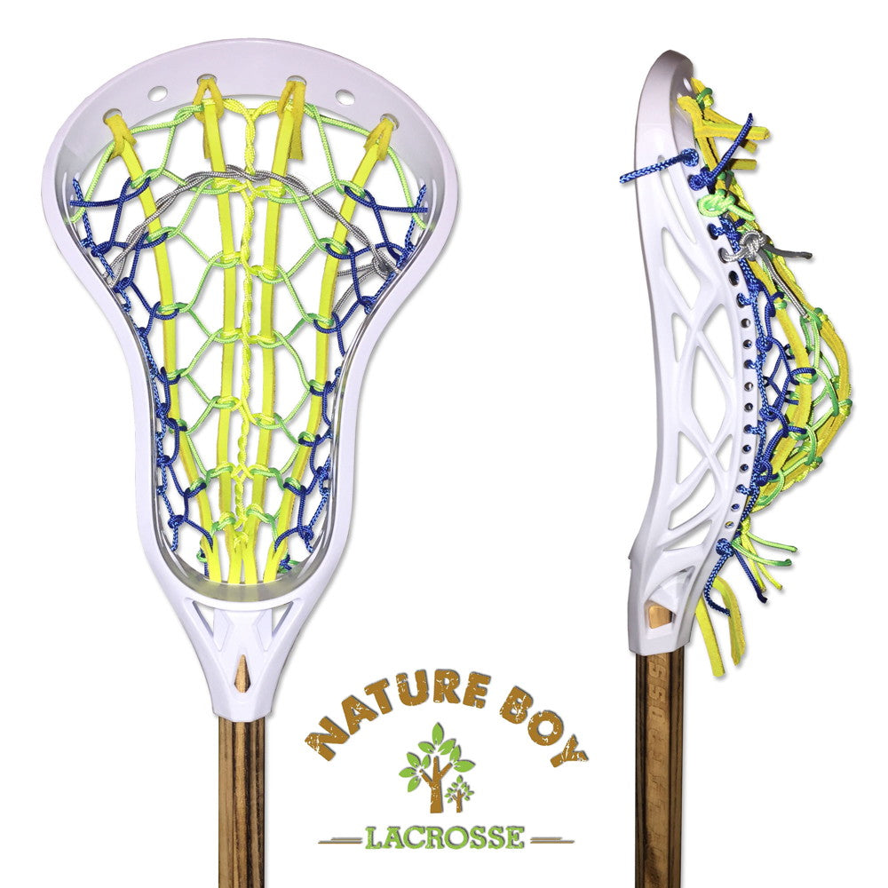Nature Boy Mini Lacrosse Stick Kraken With Pita Pocket And Wood Shaft