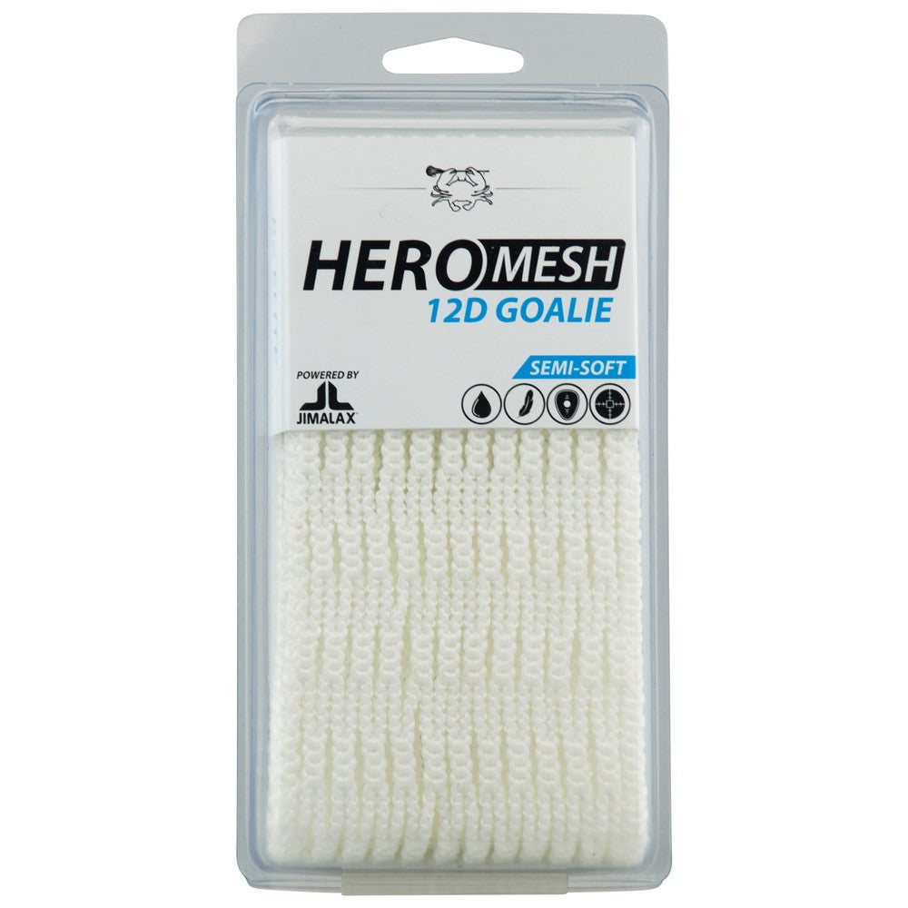 East Coast Dyes Hero Mesh 12-Diamond Semi-Soft Goalie Mesh Lacrosse ...