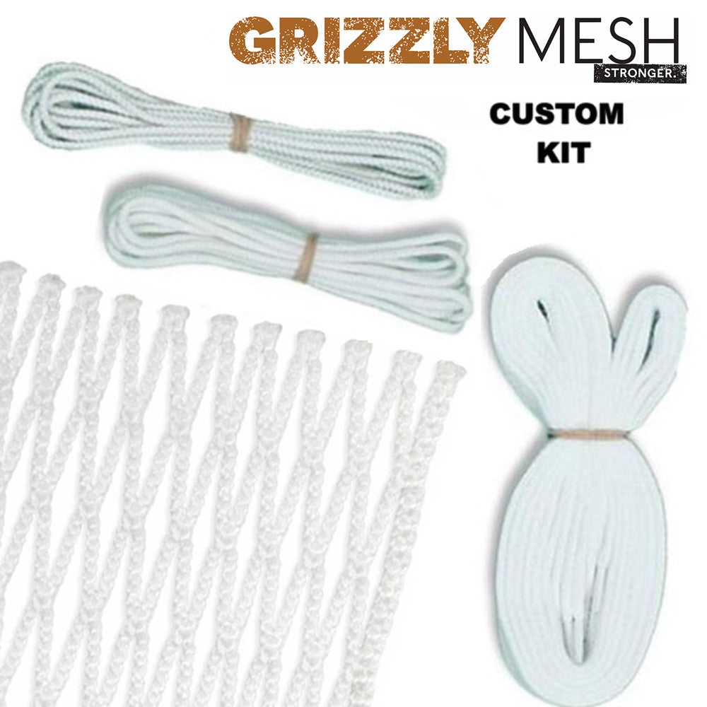 SportStop STRING KING GRIZZLY 1 CUSTOM Goalie Lacrosse Mesh Stringing Kit