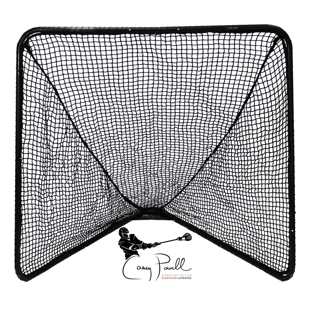 Gladiator Lacrosse Casey Powell Signature Edition Black Lacrosse Goal ...
