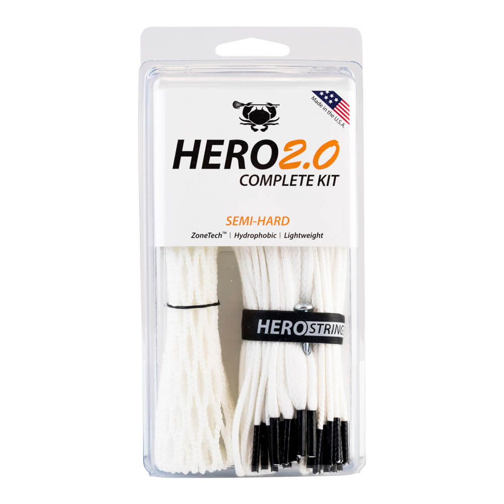 ECD Hero 2.0 Semi-Hard Lacrosse Mesh and Hero Strings Complete ...