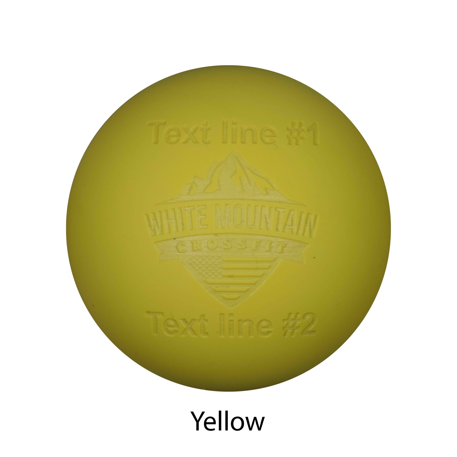 Laser Engraved Lacrosse Award Balls With Your Logo and Personalization